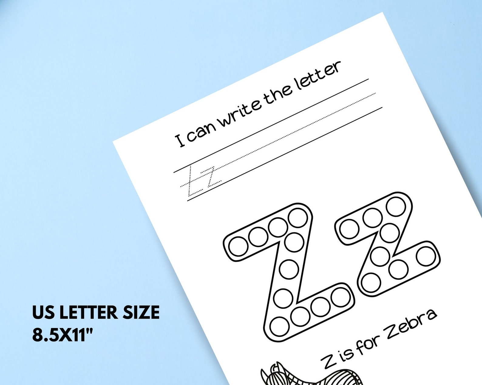 Kids Coloring Page, Dot Marker Coloring Pages, A-Z Dot Marker Coloring ...