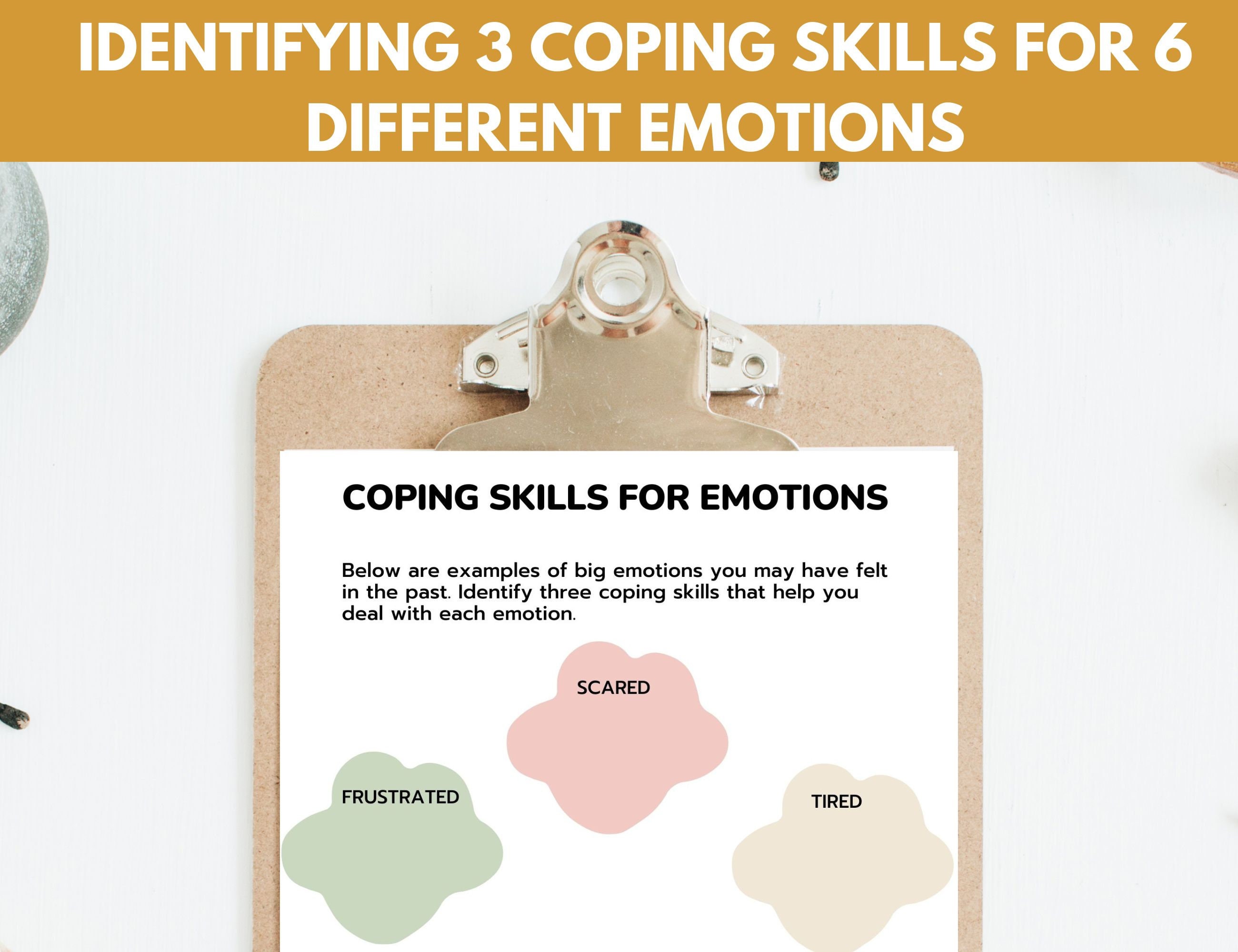 ADHD Play Therapy Worksheets for Kids & Teens | Printable Coping Skills ...