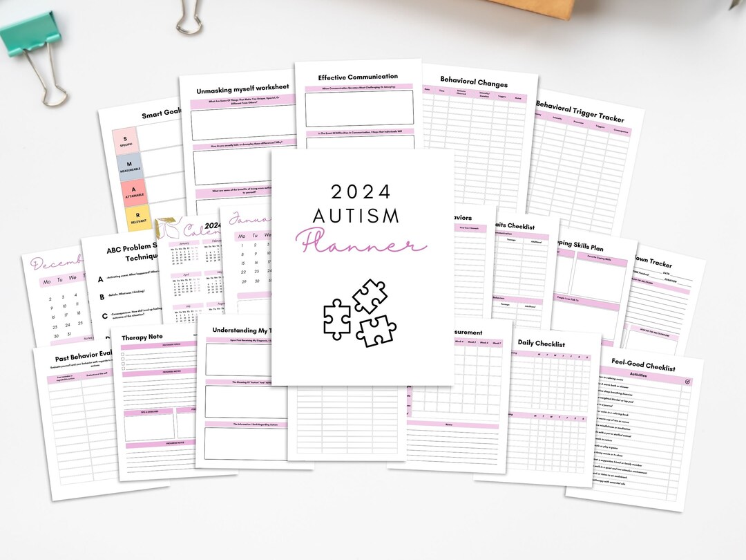 Autism Planner Self-improvement for Autistic Adults Planner Daily ...