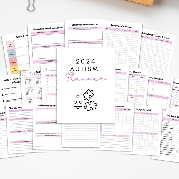 Autism Self Care Planner - Etsy UK
