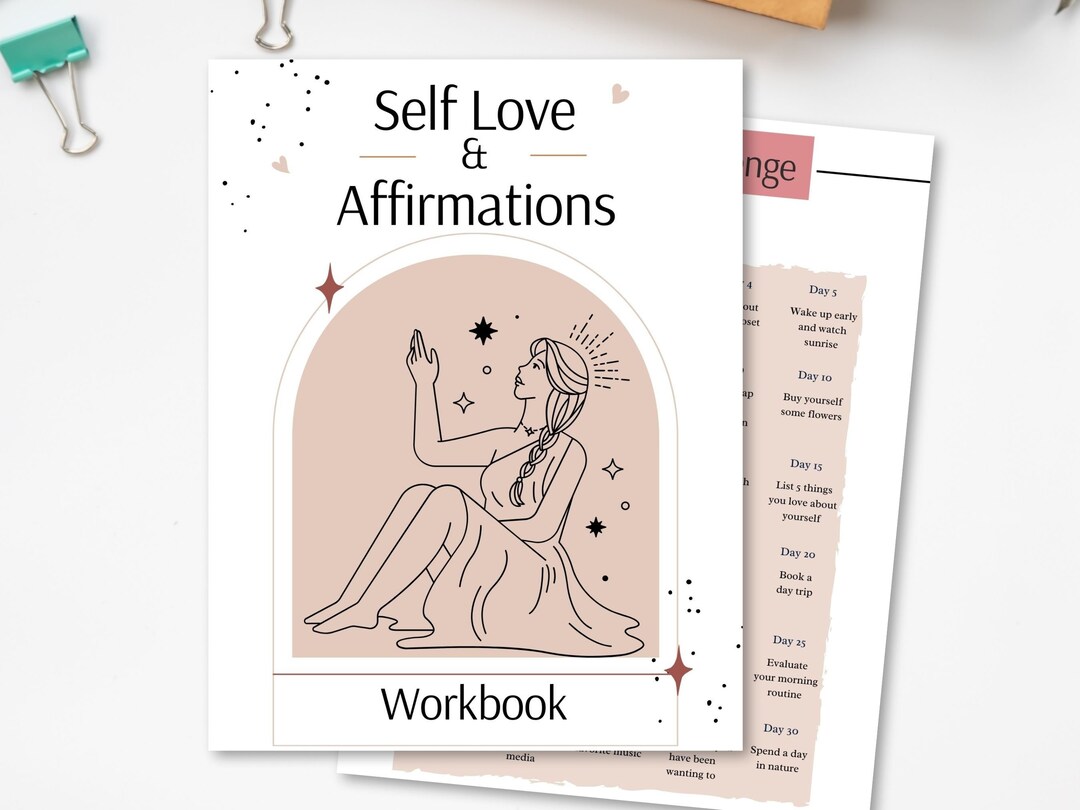 Self Care Workbook | Self Love Journal | Self Care Planner | Self Care ...