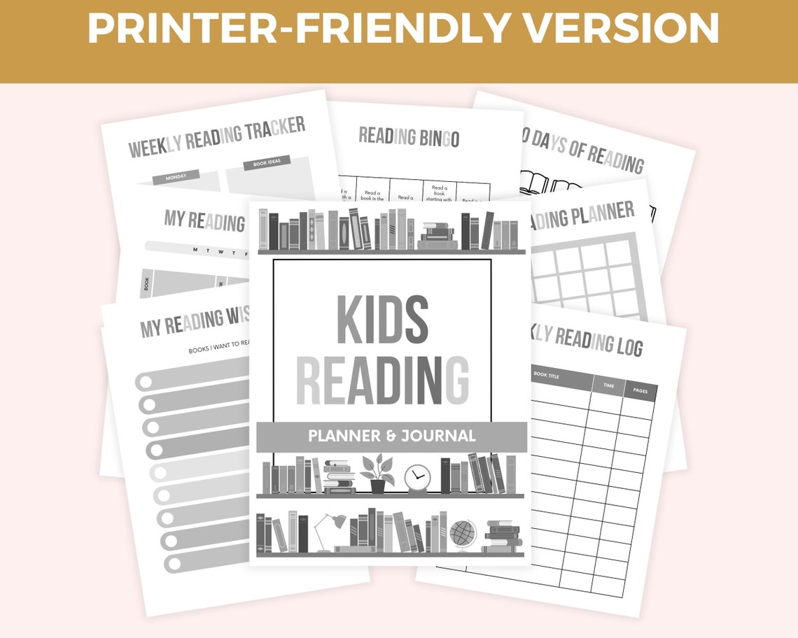 Summer Book Tracker, Summer Reading Tracker, Reading Chart for Kids ...