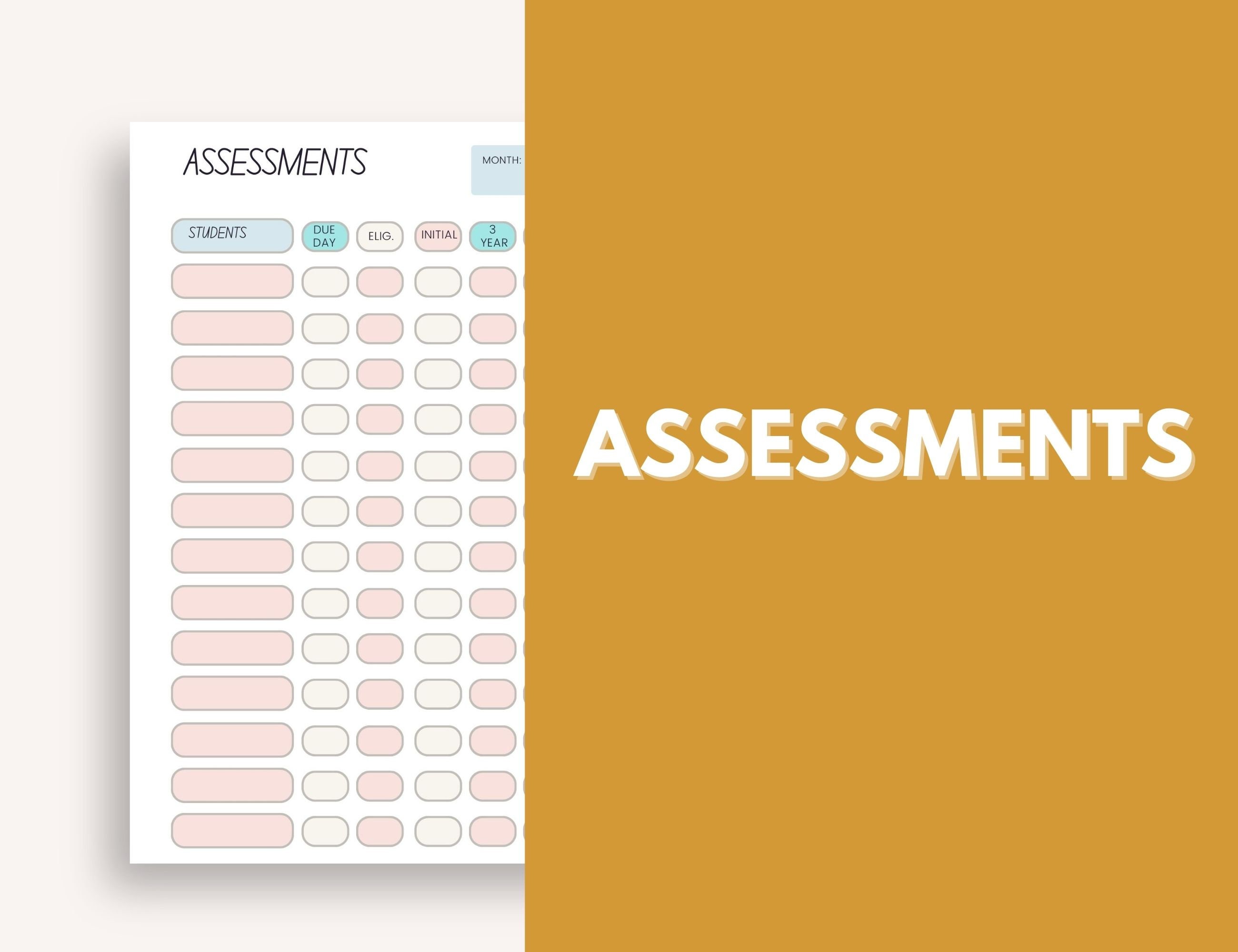 School Psychologist Planner Printable | IEP Tracking & Caseload ...