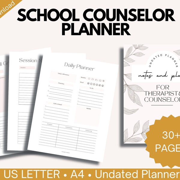 School Counselor Lesson Plan - Etsy