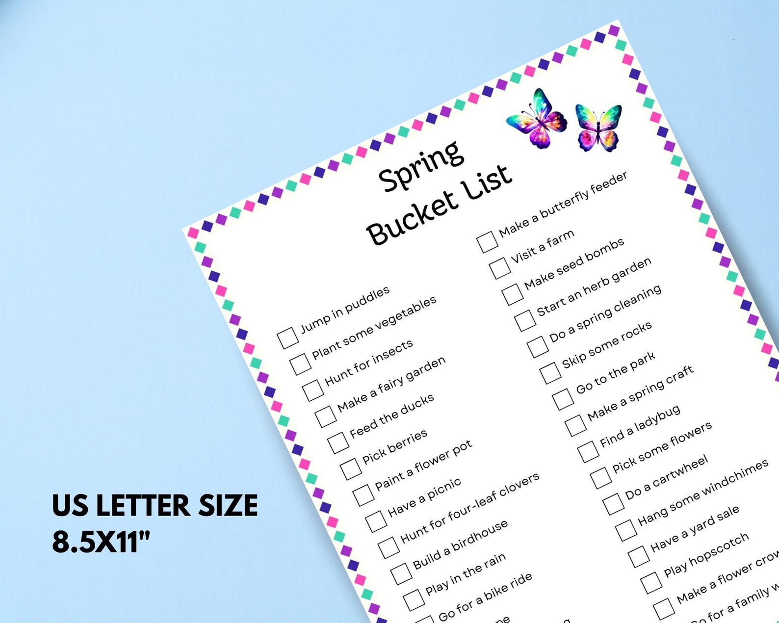 BUCKET LIST BUNDLE, Bucket List Printable, Custom Bucket List, Editable ...