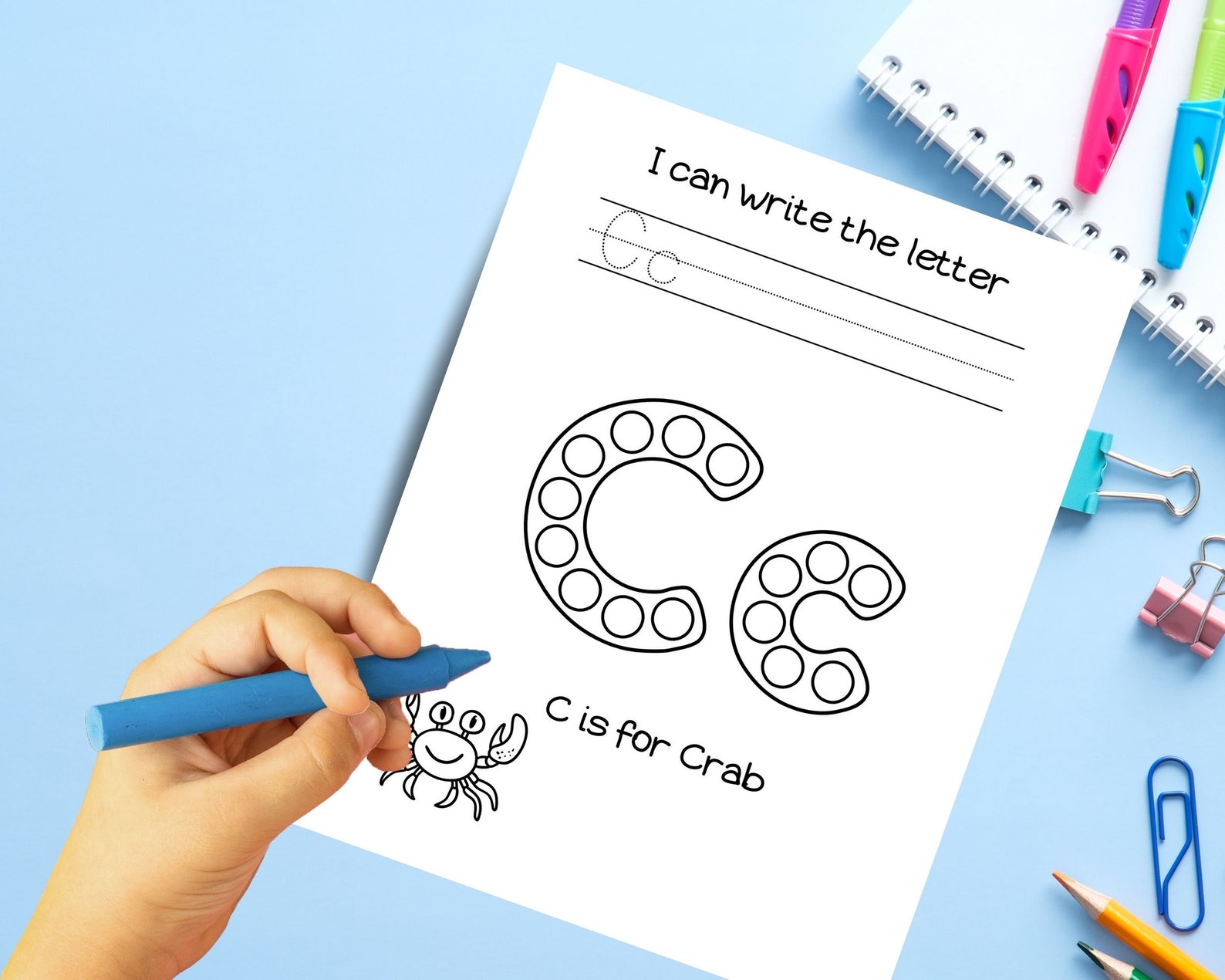 Kids Coloring Page, Dot Marker Coloring Pages, A-Z Dot Marker Coloring ...