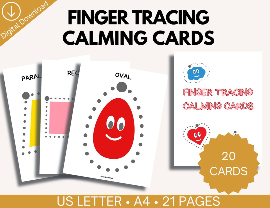 Breathing Cards, Calming Corner, Mental Health, Grounding Technique ...