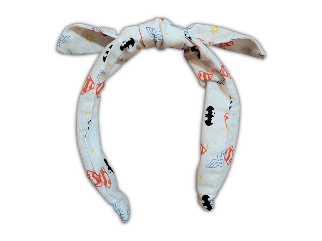 Wonder Woman Headband Superman and Batman Headband Bow Knot - Etsy