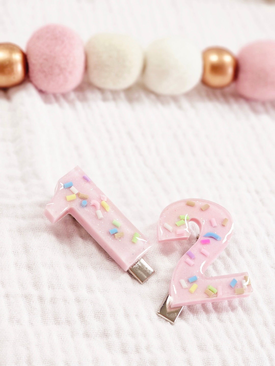 Birthday Age Clip for Girls | Number Hair Clip | Gifts for Girls ...