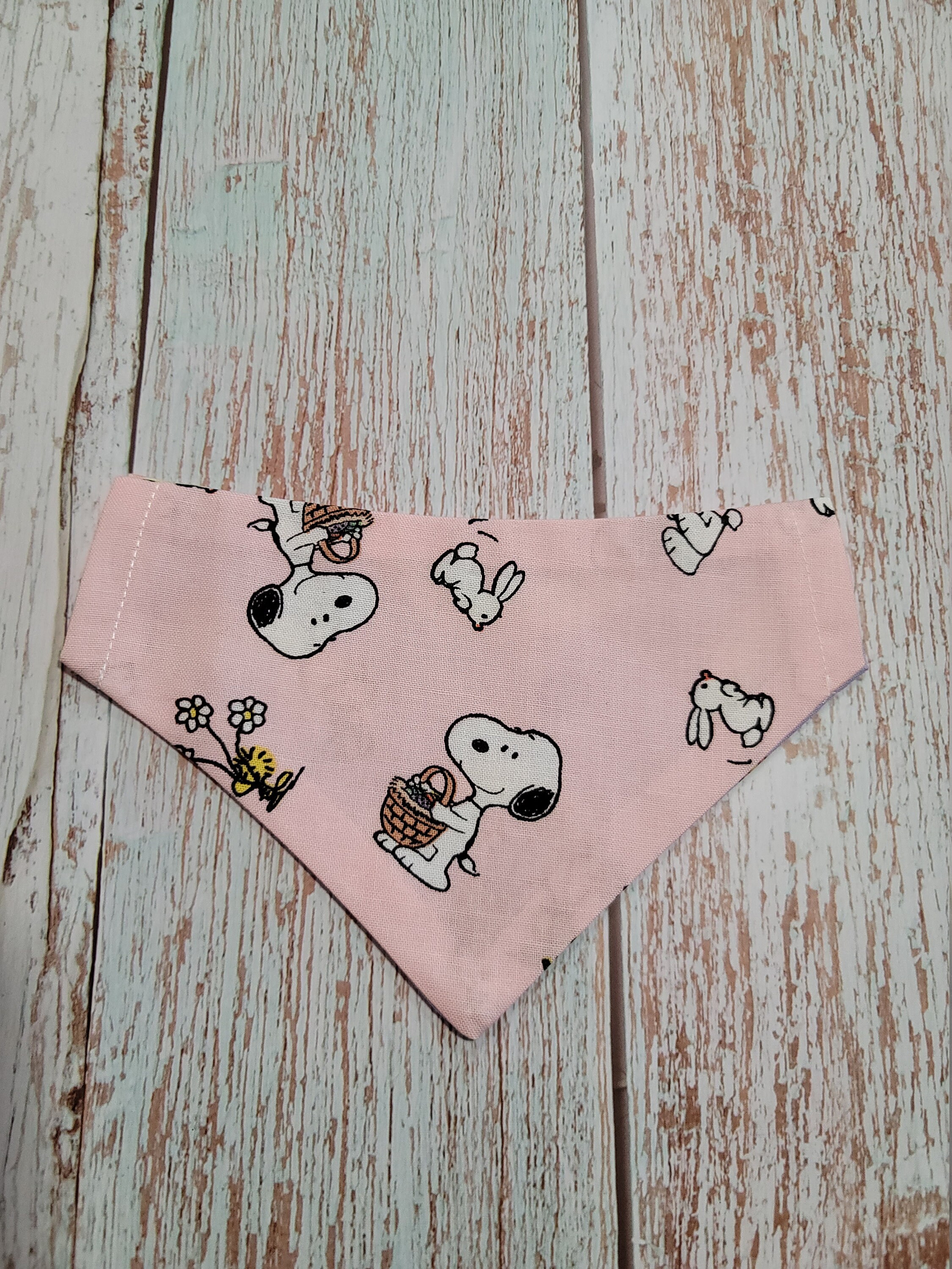 Spring Snoopy Pet Bandana Reversible Over the Collar Pet - Etsy