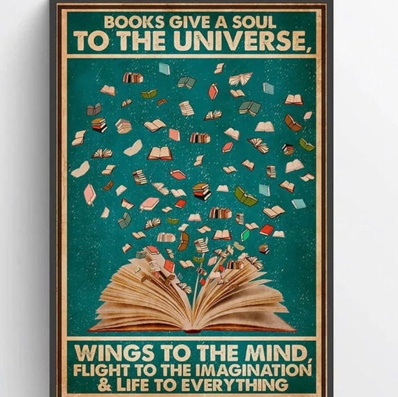 Vintage Book Poster - Etsy UK