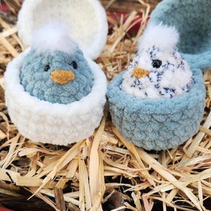 Fluffy Baby Chicks, Hatching Chick Plush, Easter Spring Plushie, Easter ...