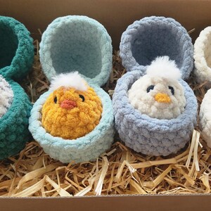 Fluffy Baby Chicks, Hatching Chick Plush, Easter Spring Plushie, Easter ...