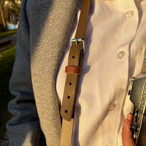 Adjustable Camera Leather Strap Handmade Genuine Leather Accessory - Etsy