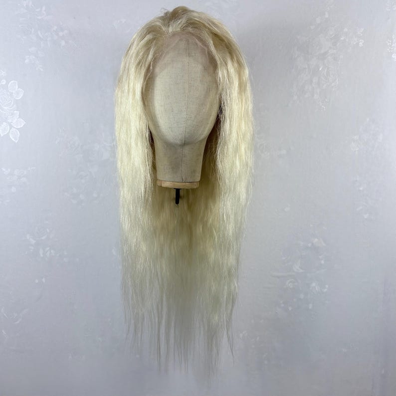 100% BRAZILIAN Human Hair Daily UPDO WIG! 26” Platinum Blonde 360 Lace ...