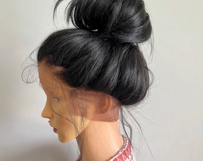 Drag Pageant Updo | High Curly Bun With Bang | Styled Lace Front Drag ...