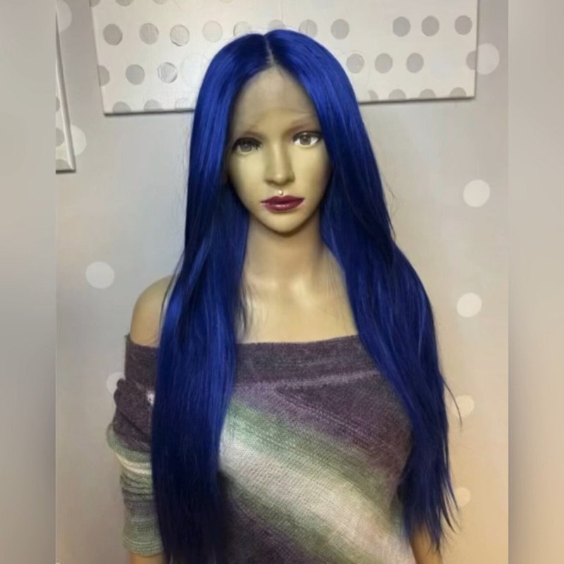 Blue Lace Front Wig - Etsy