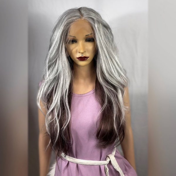 Salt and Pepper Wig - Etsy