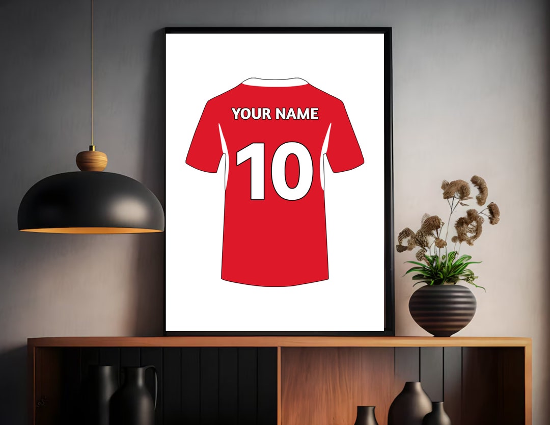 Nottingham Forest Personalised Poster Football Wall Art Print Kids ...