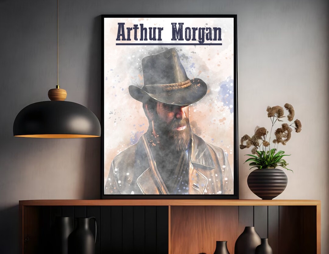 Red Dead Redemption 2 Poster - Arthur Morgan Print - RDR2 Art - Etsy UK