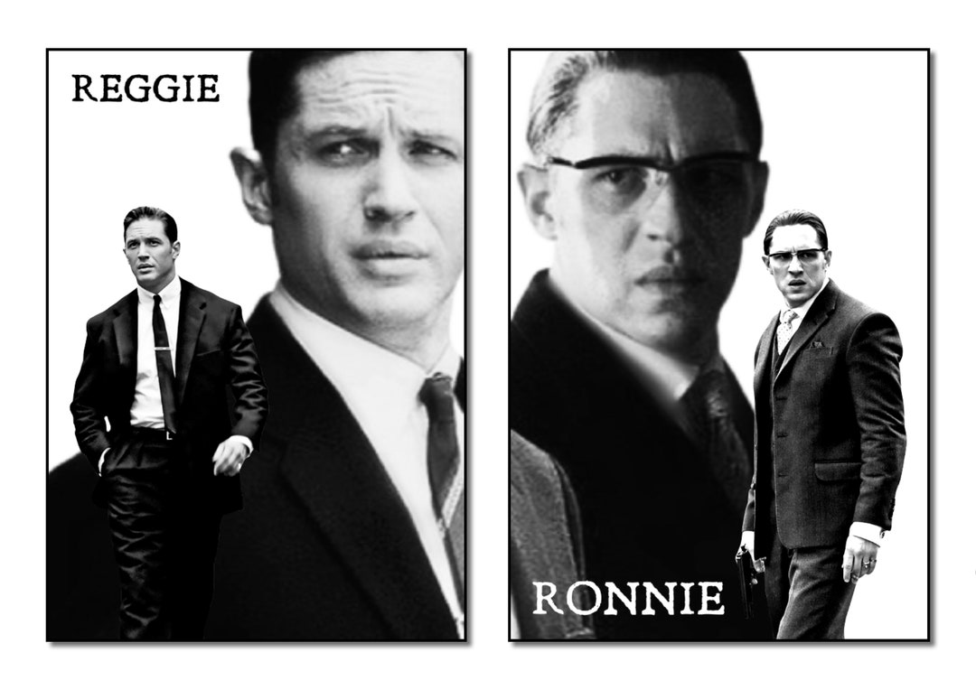 The Krays Movie Poster Featuring Tom Hardy as the Krays Wall Art Print ...