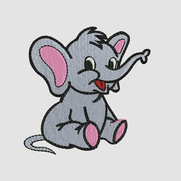 Elephant Embroidery - Etsy