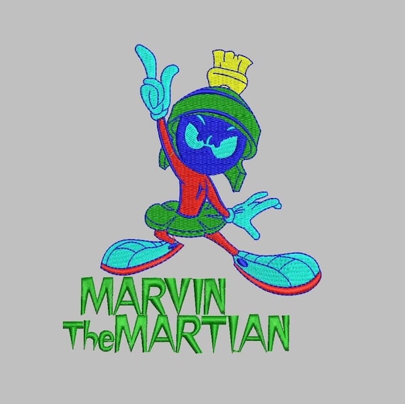 Marvin the Martian Embroidery Design Instant Download Filled - Etsy