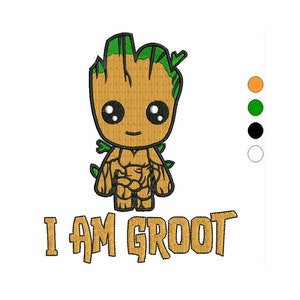 Baby Groot Embroidery Design Embroidery Pattern Machine Embroidery ...