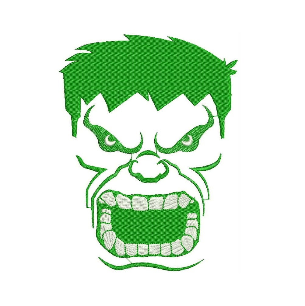 Hulk Embroidery Designs Instant Download Filled Stitches 4x4 5x5 6x6 ...