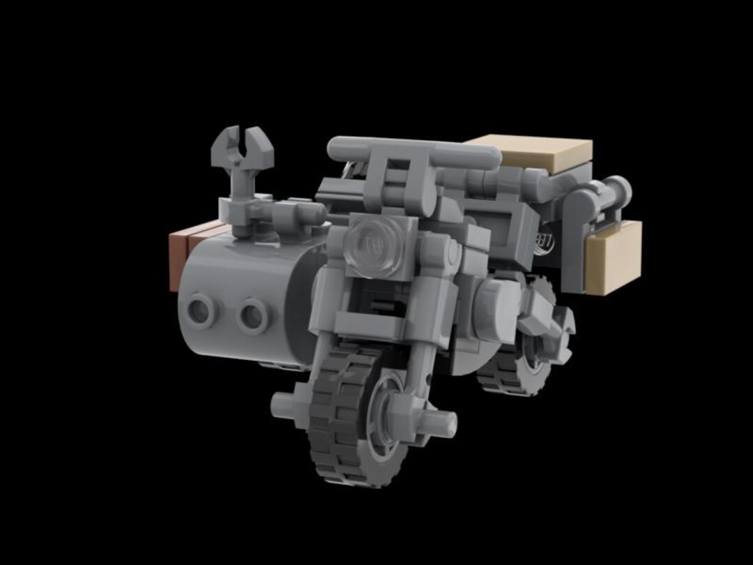 WWII Military Sidecar With High-quality Lego-compatible Parts Perfect ...
