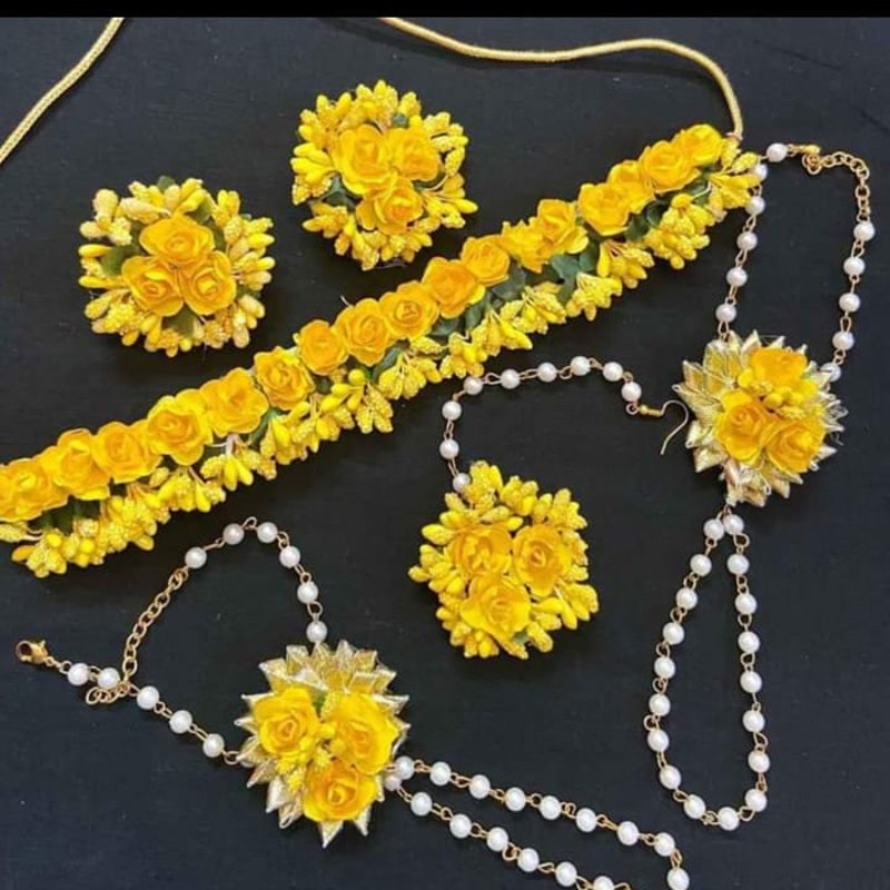 Flower Jewelry Haldi - Etsy