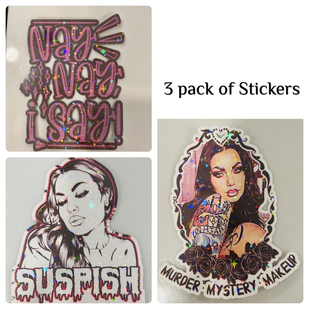 Bailey Sarian Sticker 3 Pack - Etsy