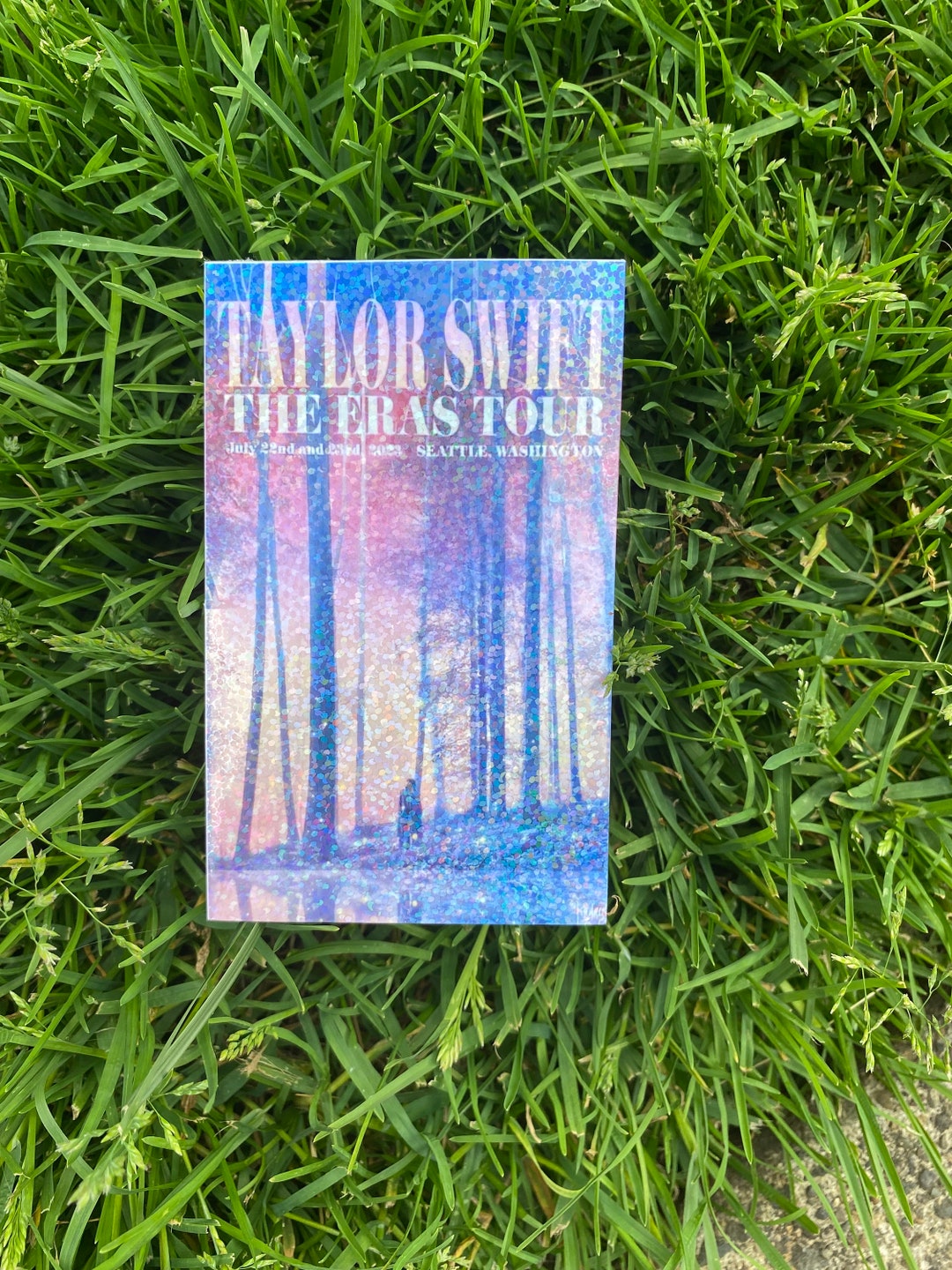 Taylor Swift Seattle Poster Sticker - Etsy
