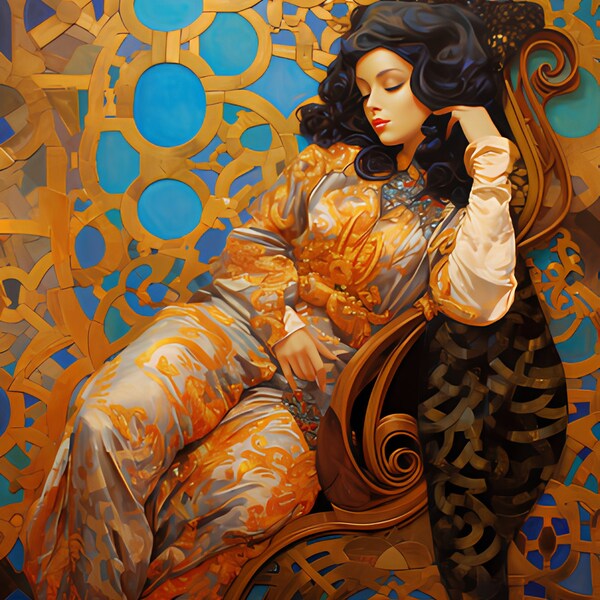 Woman Reclining - Etsy