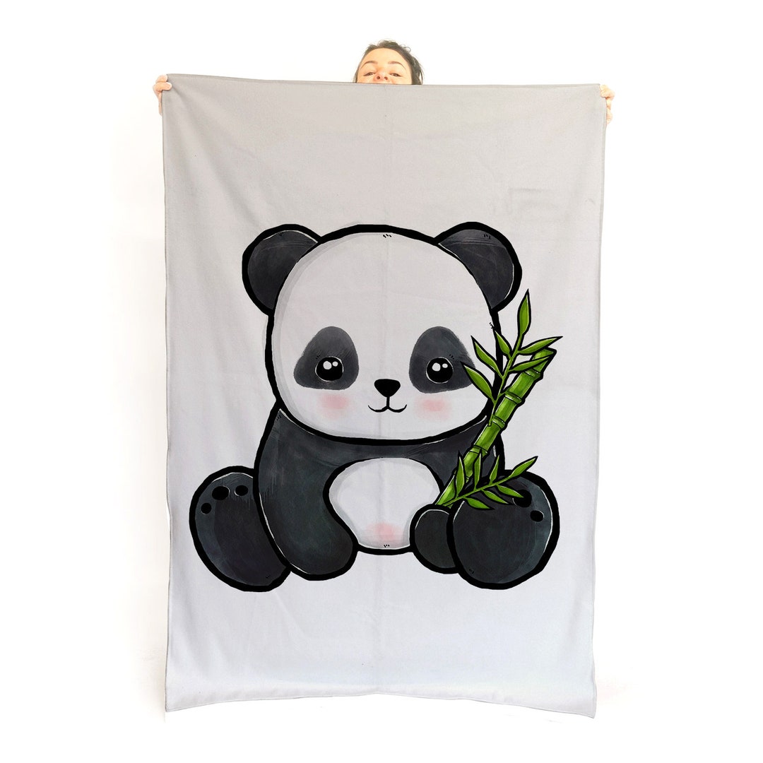 Cartoon Panda Cute Panda Towel Cuddly Gift for Any Panda - Etsy