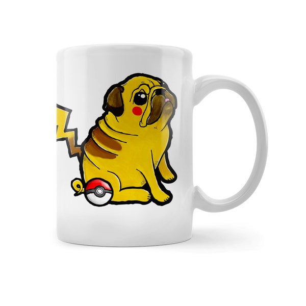 Pug Mugs - Etsy