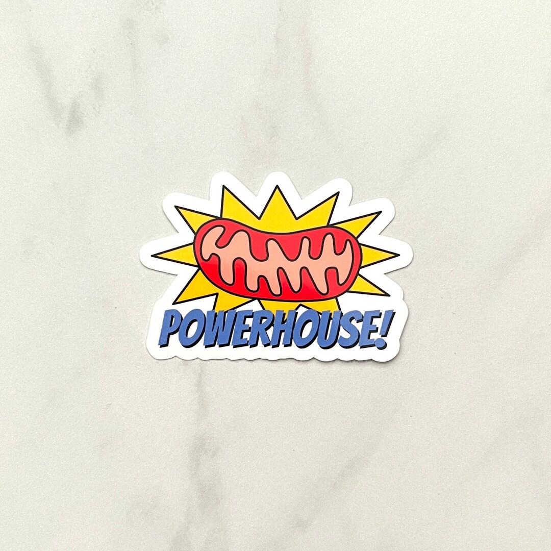 Mitochondria Powerhouse Sticker - Etsy