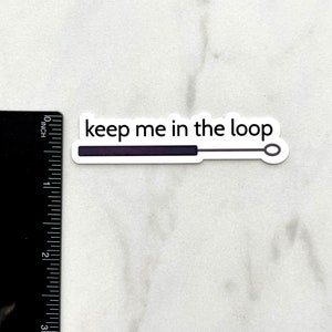 Microbiology Loop Sticker - Etsy