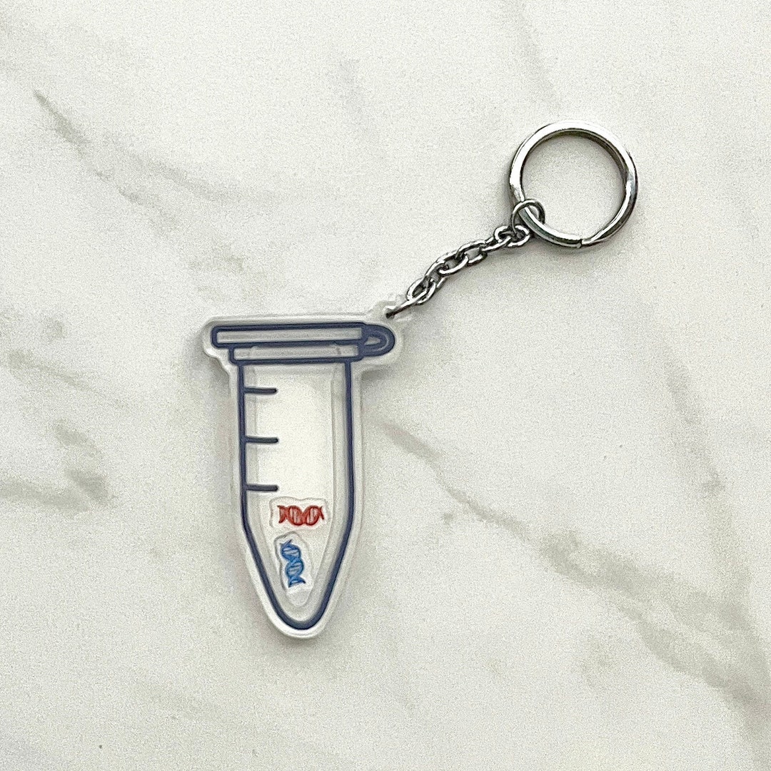 DNA Shaker Keychain - Etsy