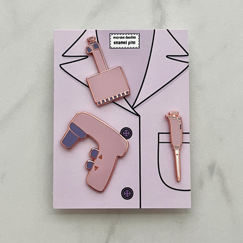 Microbiology Pin - Etsy