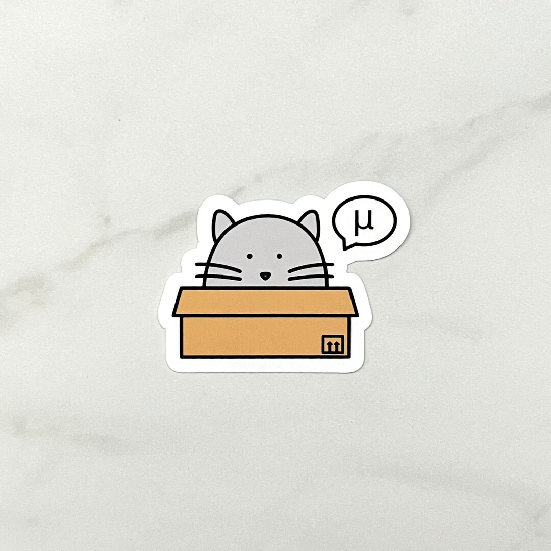 Mu Cat Science, Laboratory, Biochemistry, Microbiology Vinyl Sticker - Etsy