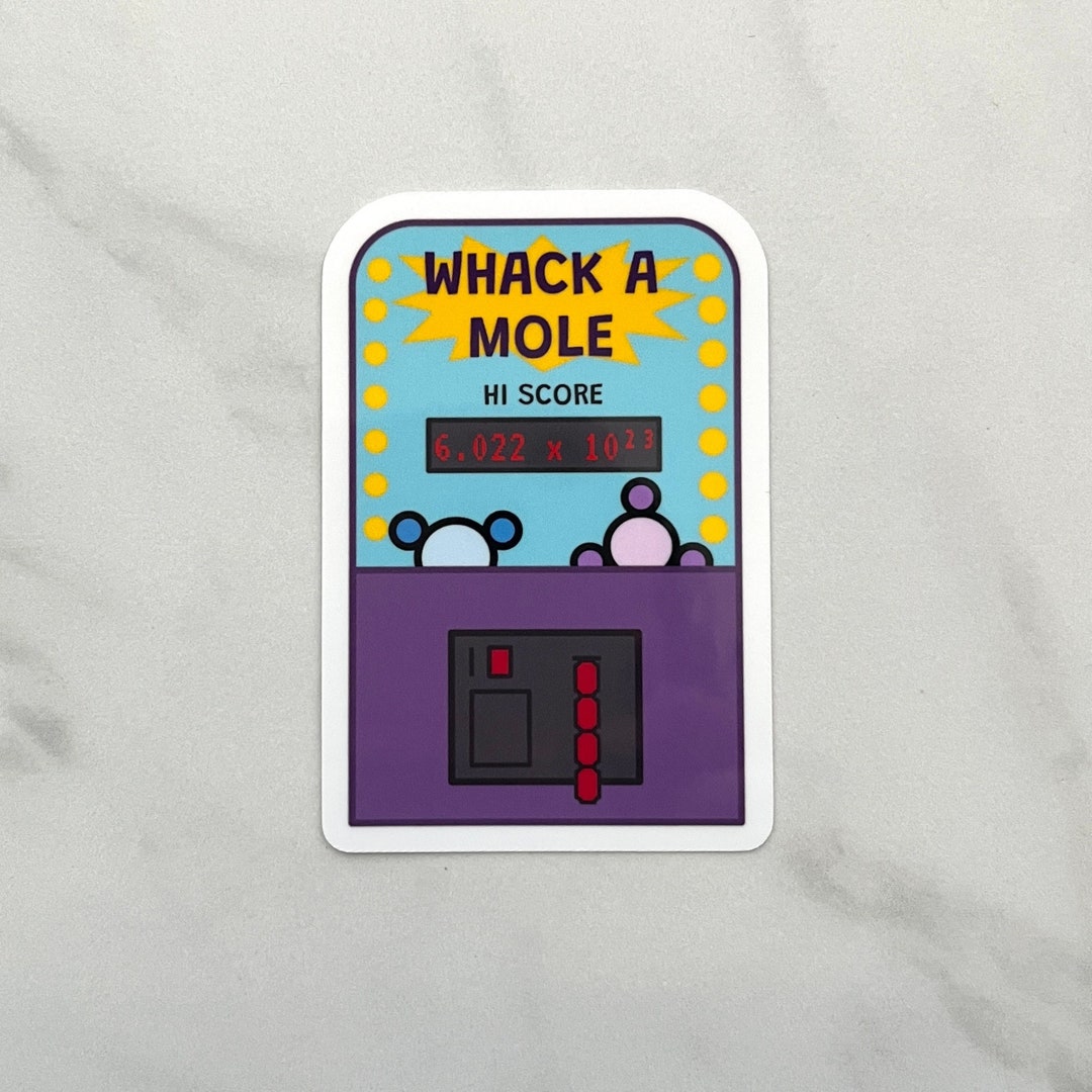 Whack a Mole Sticker - Etsy