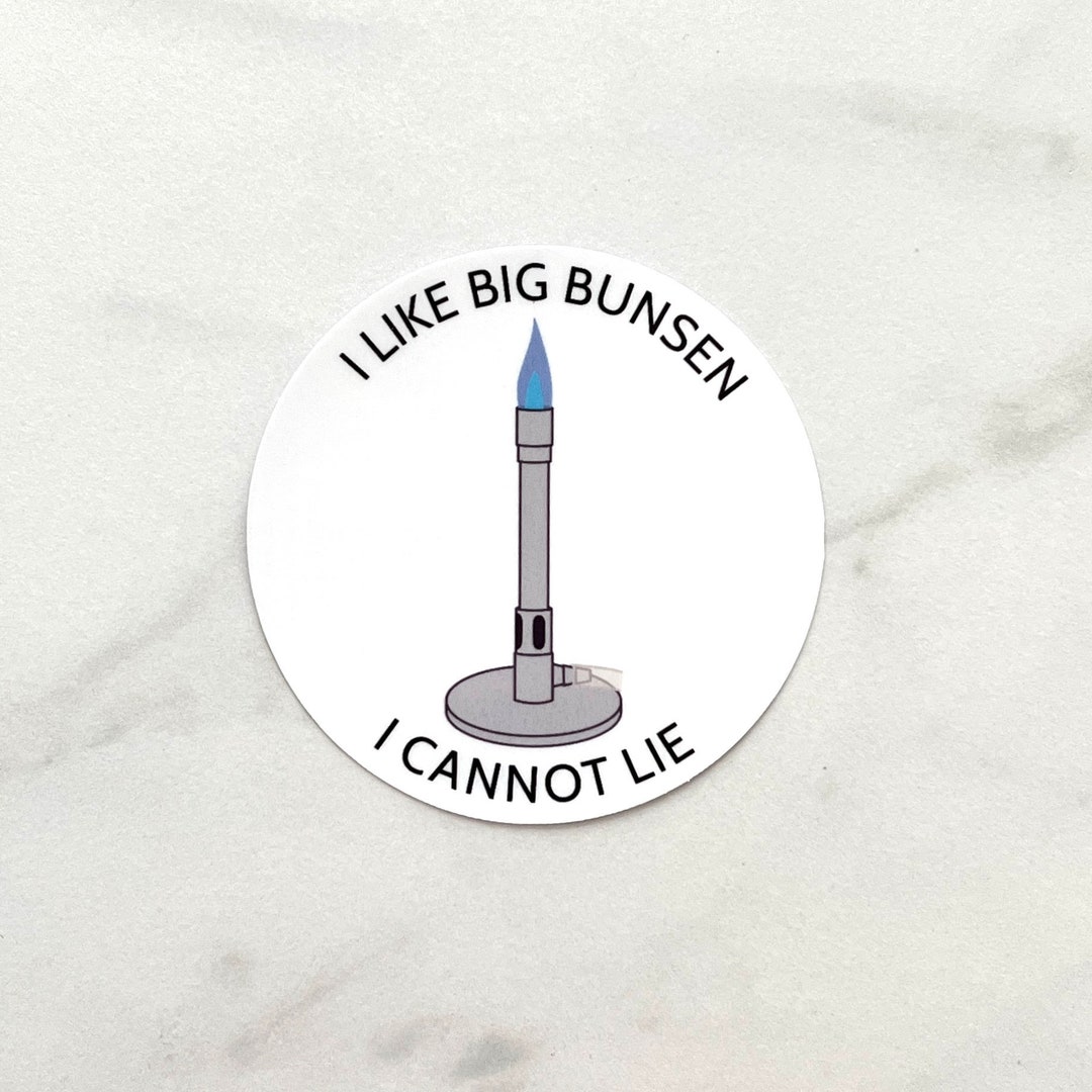 Bunsen Burner Sticker - Etsy