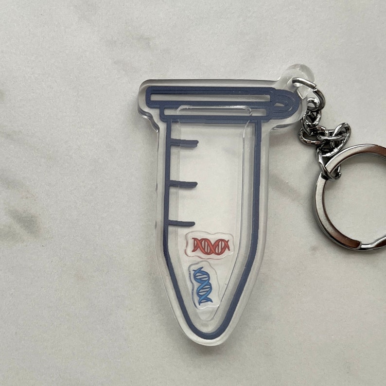 DNA Shaker Keychain - Etsy