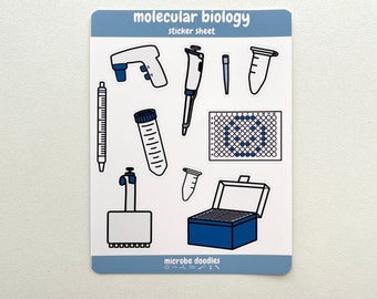 Pipette Sticker, Molecular Biology, Cell Culture, DNA Molecule ...