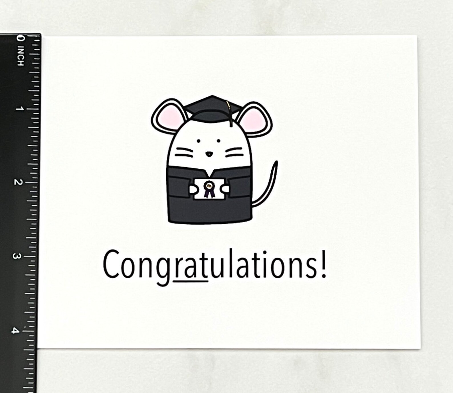 Lab Rat Graduation Card - Etsy