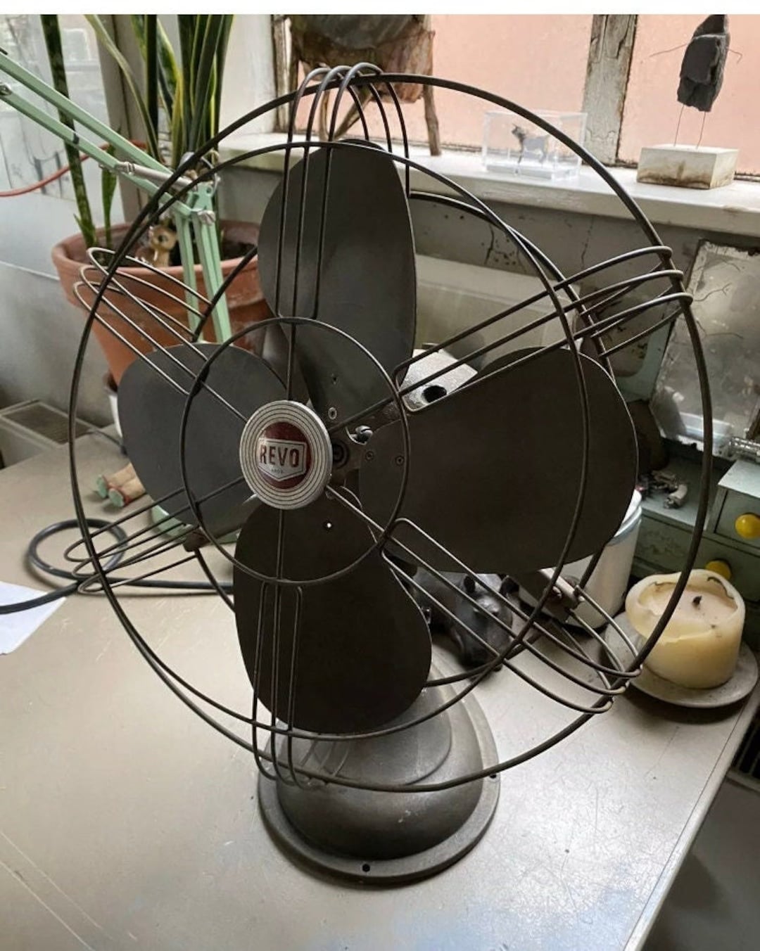 Revo Vintage Fan - Industrial Look - Etsy