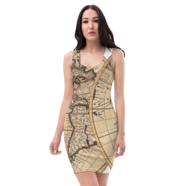 Map Dress - Etsy