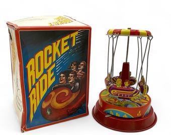 Vintage Roy Rogers & Trigger Wind-up Tin Toy, Vintage Reproduction ...