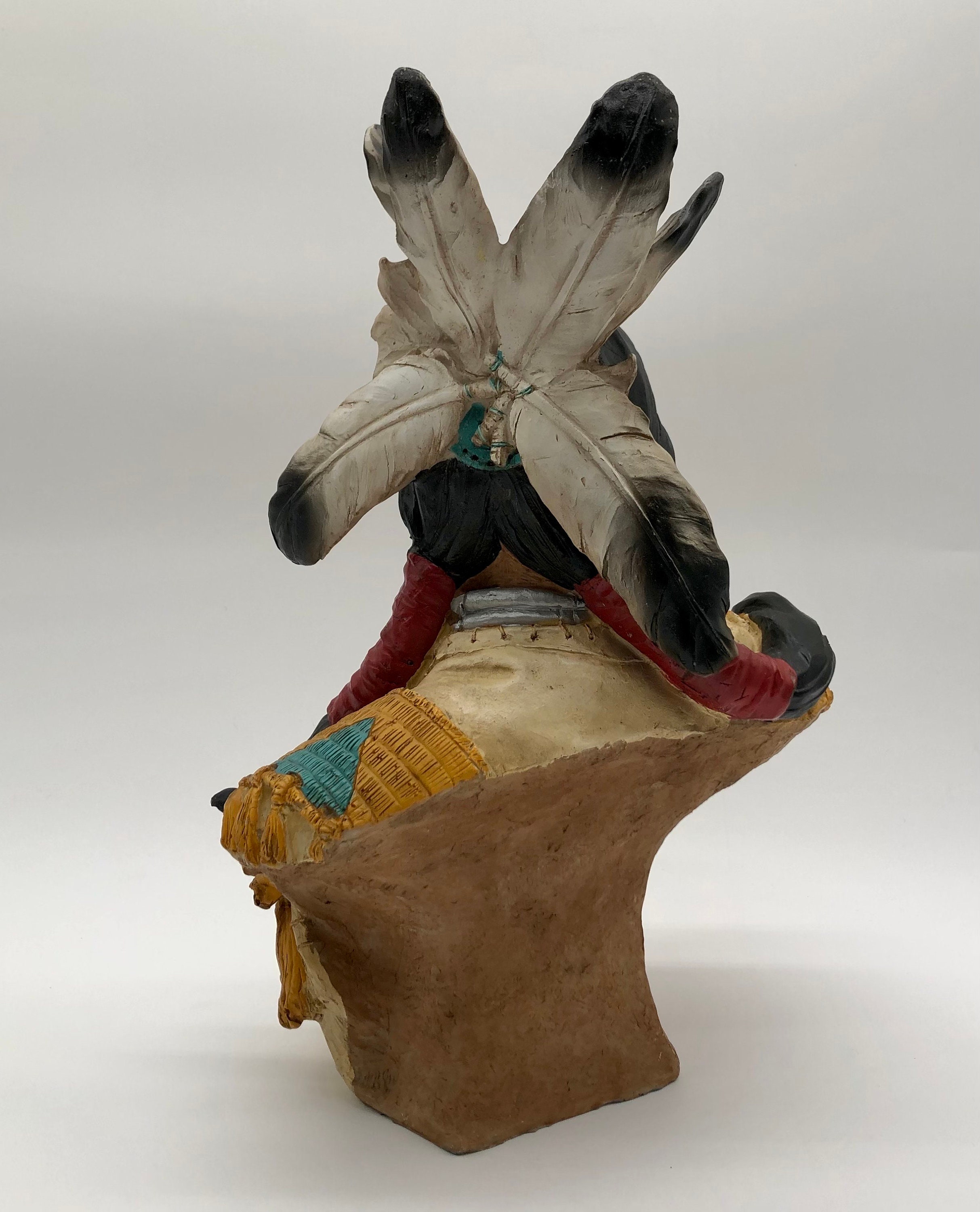 Native American Bust, Indigenous Peoples Male Statue, Tribal, Resin - Etsy